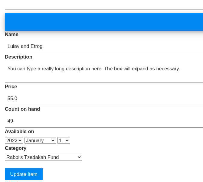 Shopping Cart Tutorial - ShalomCloud - Synagogue Management Software